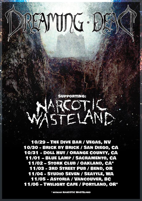 hammerheart – Dreaming Dead announces tour dates