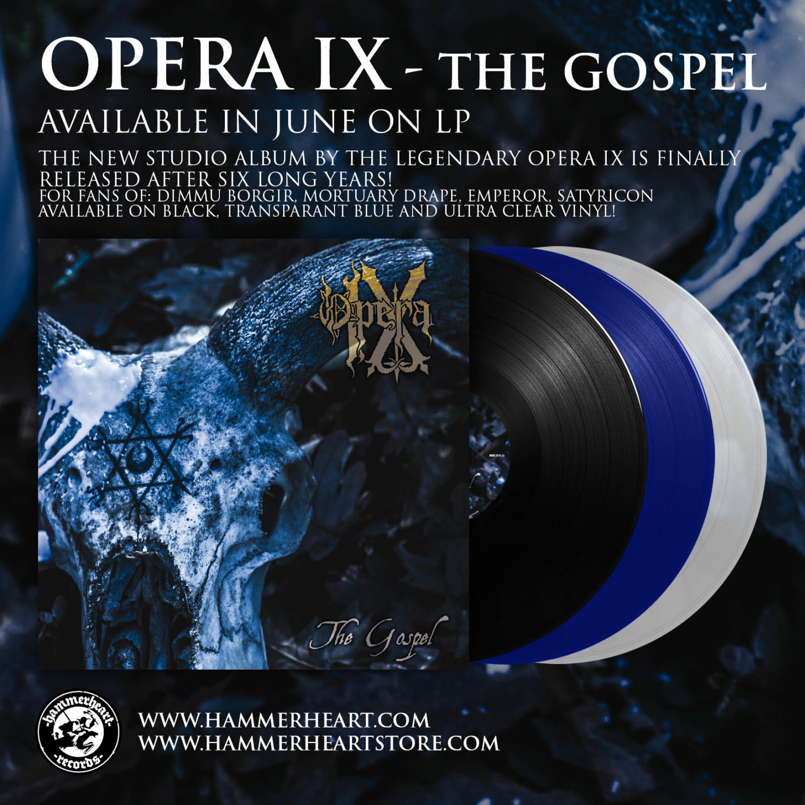 hammerheart – “The Gospel” from Opera IX out now on LP