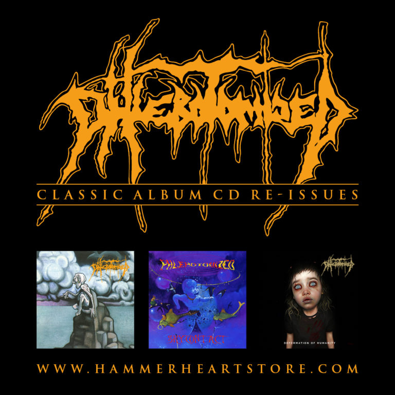 hammerheart – Classic Phlebotomized album re-issues out now!