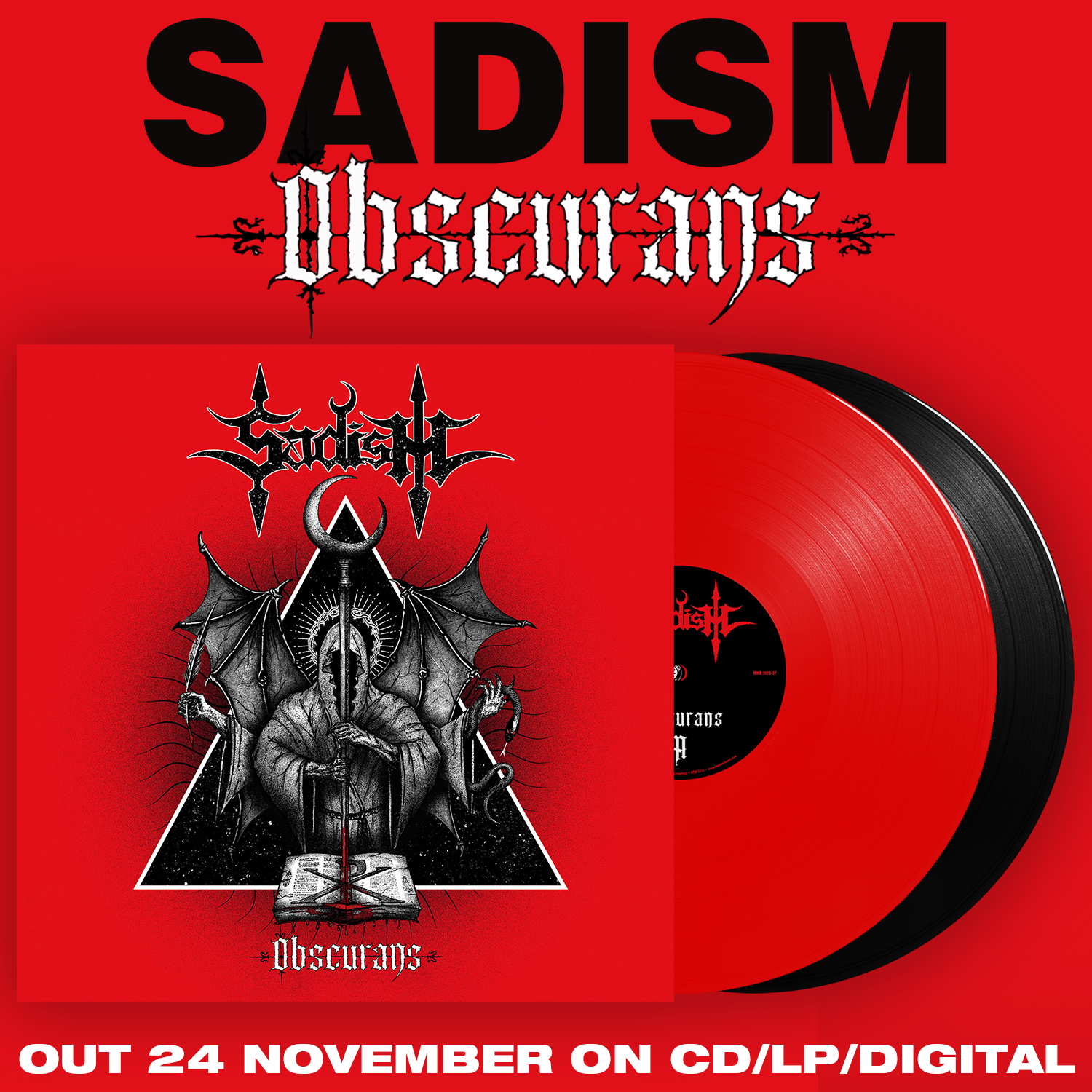 hammerheart – Sadism’s new album Obscurans out now on CD, LP and digital!