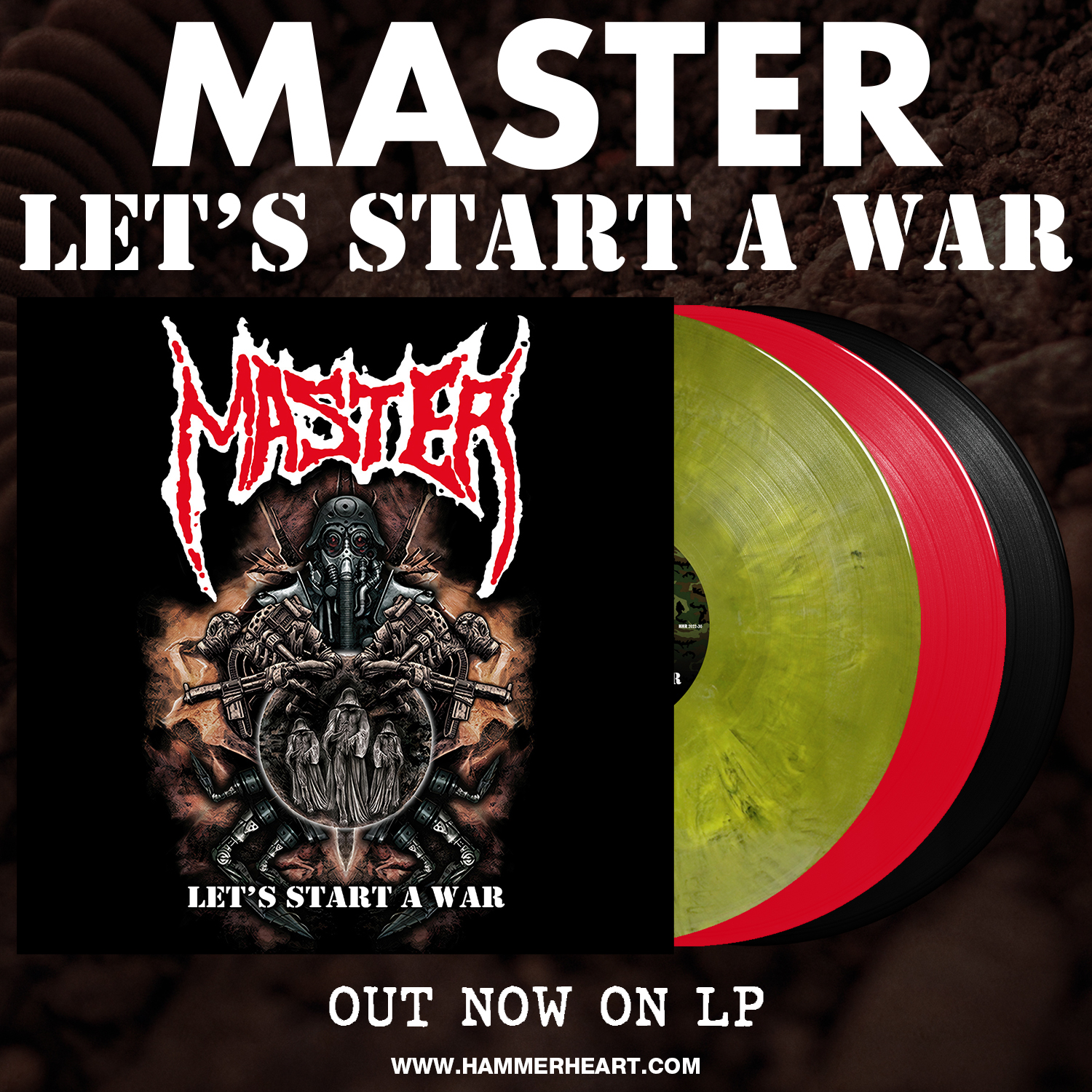 hammerheart – Master’s “Let’s Start A War” remastered vinyl re-issue ...