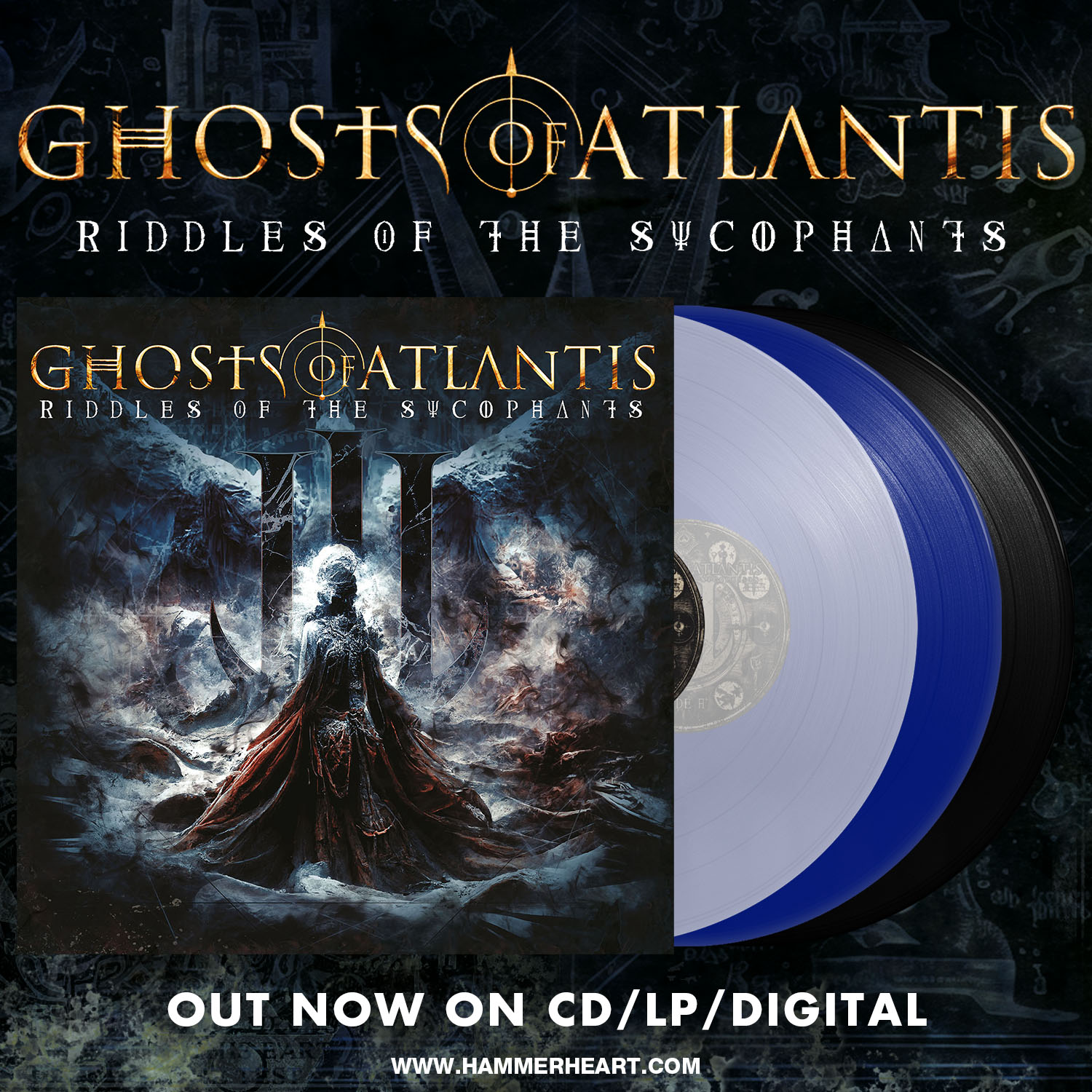 hammerheart – “Riddles Of The Sycophants” from Ghosts of Atlantis is out today!